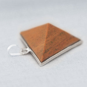 Yellow Jasper Pyramid Pendant – Shiva Nirvana Jewelry and Gifts